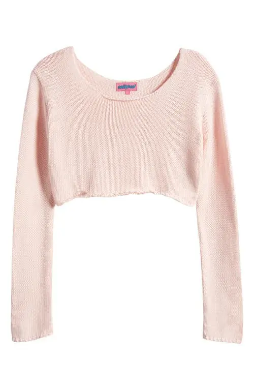 EDIKTED Staycation Crop Cover-up Sweater
