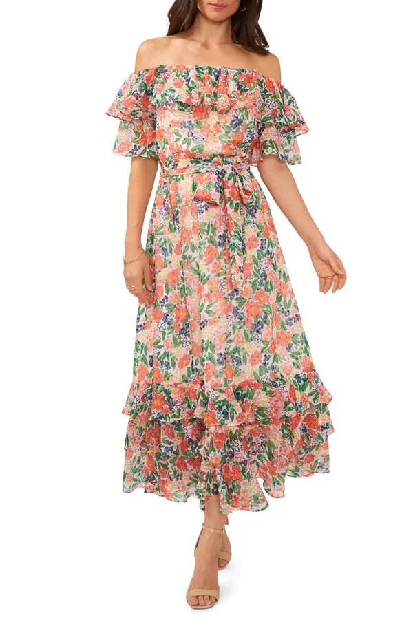 vince camuto off the shoulder dress Buy Vince Camuto Off The Shoulder Velvet Gown - Navy At 50% Off
