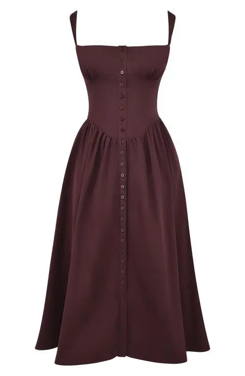 rich brown dress Satin Bridesmaid Dress Prom Dress Brown XXXL Billie Espresso by Grace Loves Lace main image 1