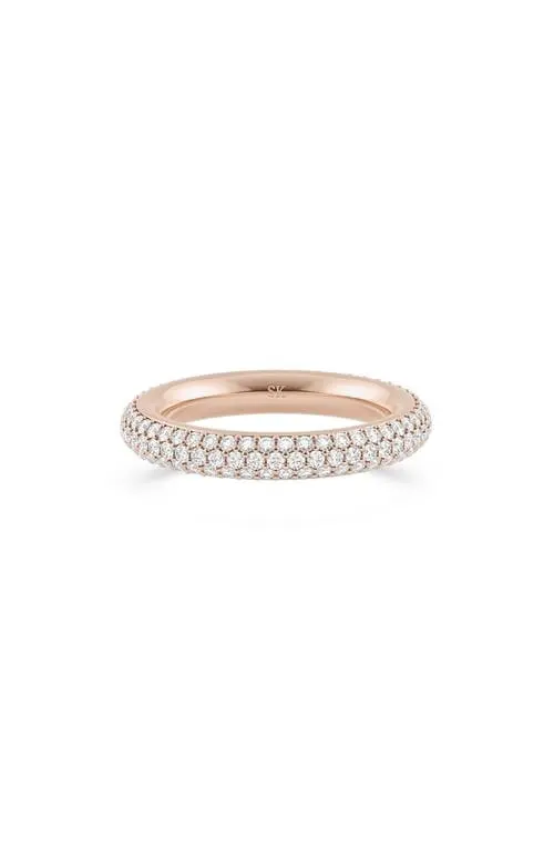 SPINELLI KILCOLLIN 18k Pavé Diamond Band - Rose Gold