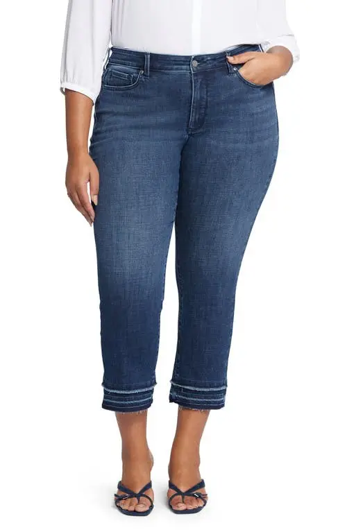 NYDJ Marilyn Release Hem Ankle Straight Leg Jeans - Inspire