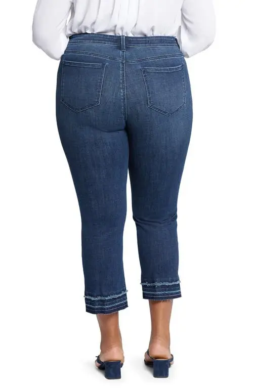 NYDJ Marilyn Release Hem Ankle Straight Leg Jeans - Inspire