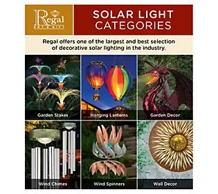 REGAL ART & GIFT Globe Solar Lantern