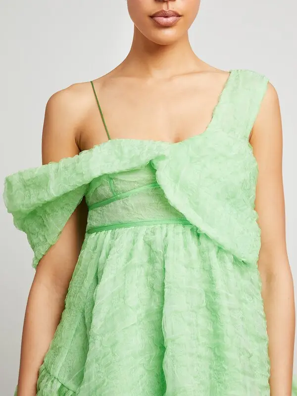 Cecilie Bahnsen Soon Dress - Parakeet - 70% Off | Editorialist