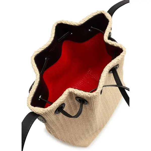 MANSUR GAVRIEL Mini Raffia Bucket Bag