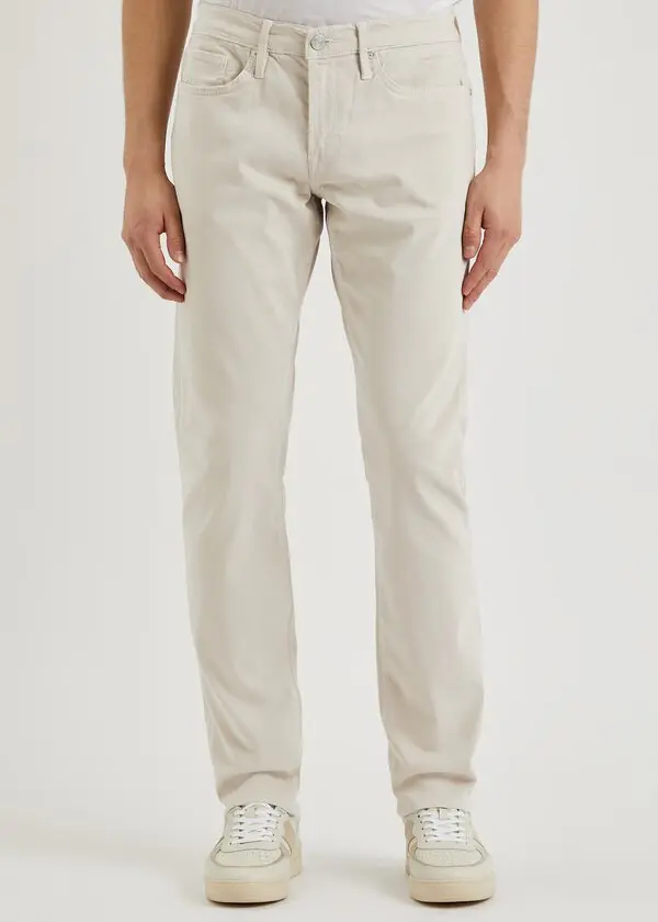 FRAME L'homme Slim-leg Jeans - Cream