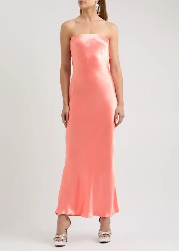 Bec & Bridge Moon Dance Strapless Maxi Dress