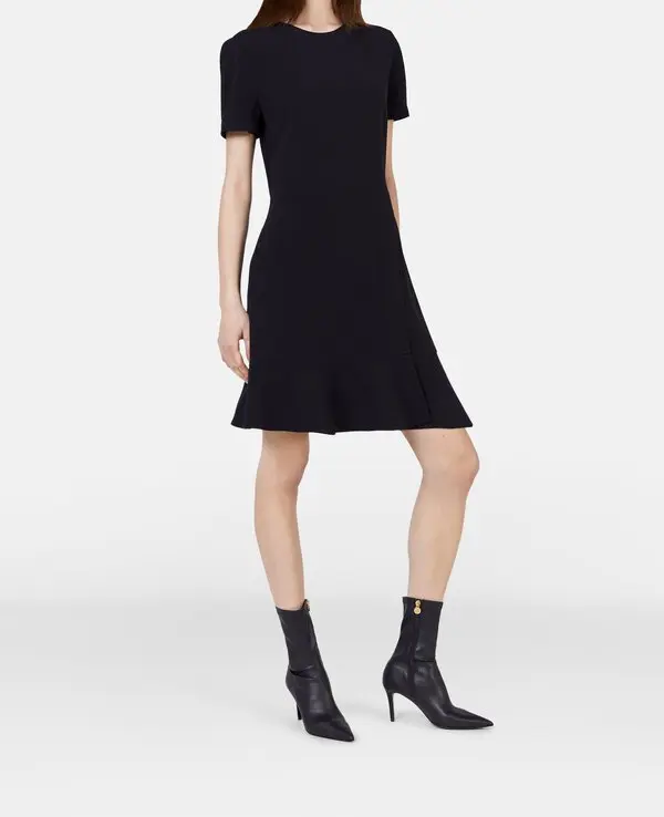 Stella McCartney Iconics Stretch Cady Dress - Black