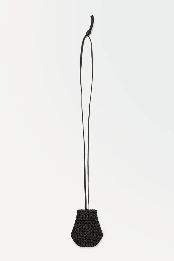 Cos The Plaited Leather Key Fob