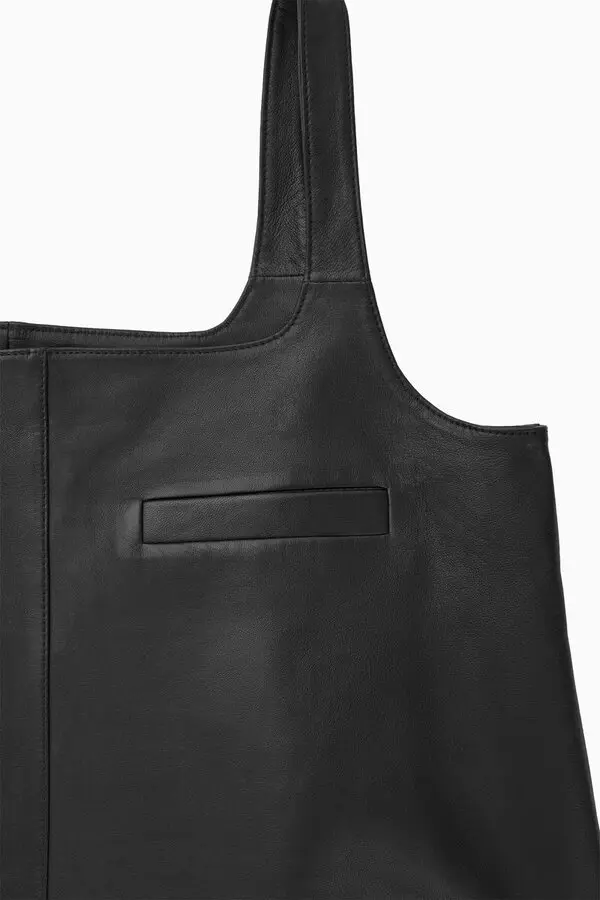 black mini pinafore dress Patou main image 1