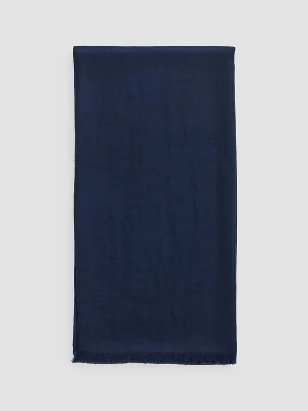 Sofia Cashmere Lightweight Cashmere Scarf - Dark Navy