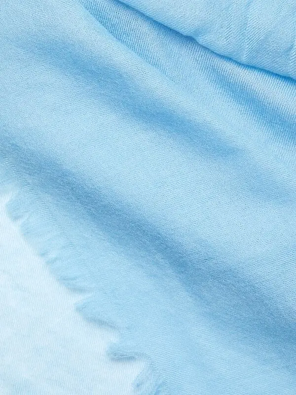 Sofia Cashmere Lightweight Cashmere Scarf - Light Blue