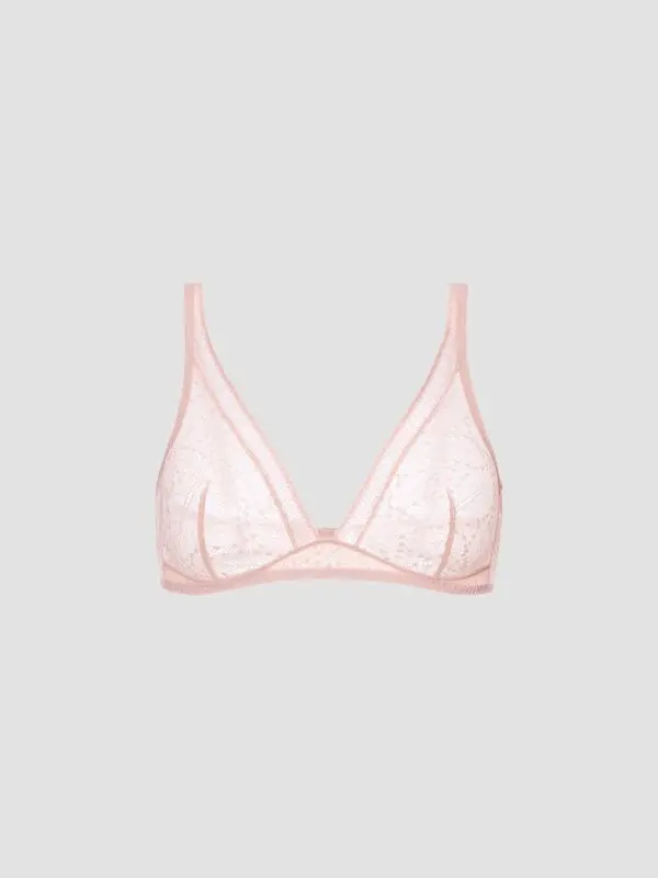 Simone Perele Comete Lace Wireless Bralette - Pink Sand