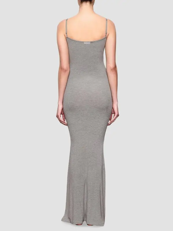 SKIMS White Slip Dress - Heather Gray