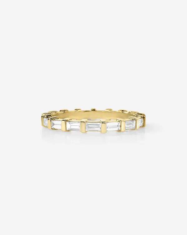 Ring Concierge Baguette Bar Diamond Eternity Band - One-color