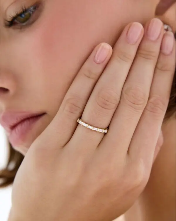 Ring Concierge Baguette Diamond Eternity Band - Platinum