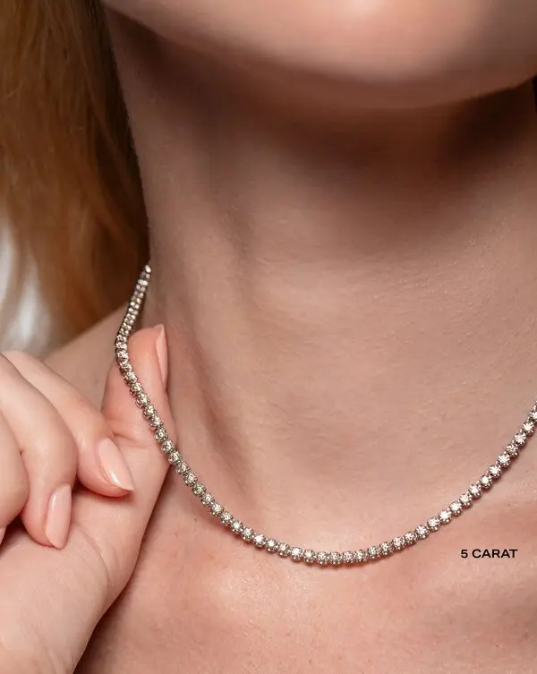 Ring Concierge Cupcake Set Diamond Tennis Necklace