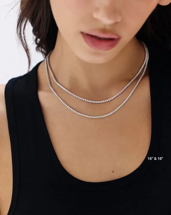 Ring Concierge Classic Diamond Tennis Necklace