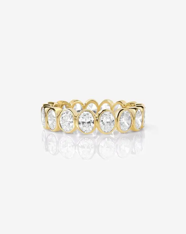 Ring Concierge Oval Bezel Eternity Band - One-color