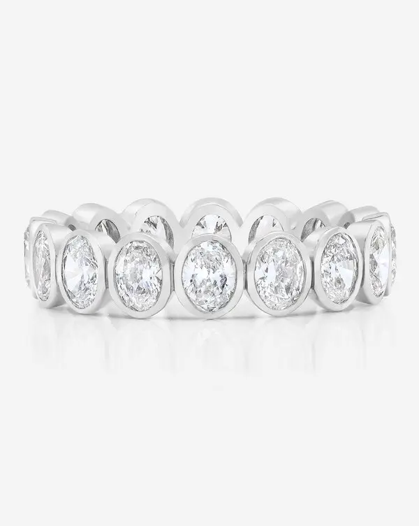 Ring Concierge Oval Bezel Eternity Band - One-color