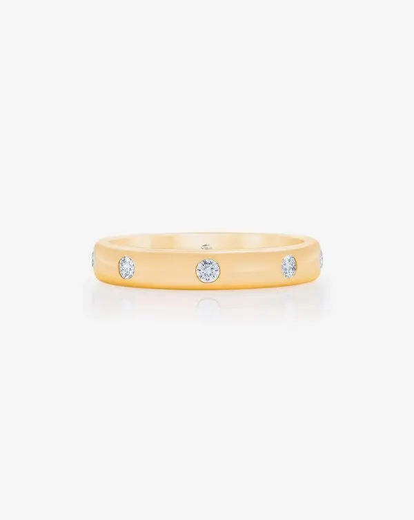 Ring Concierge Round Luxe Inlay Eternity Band - One-color