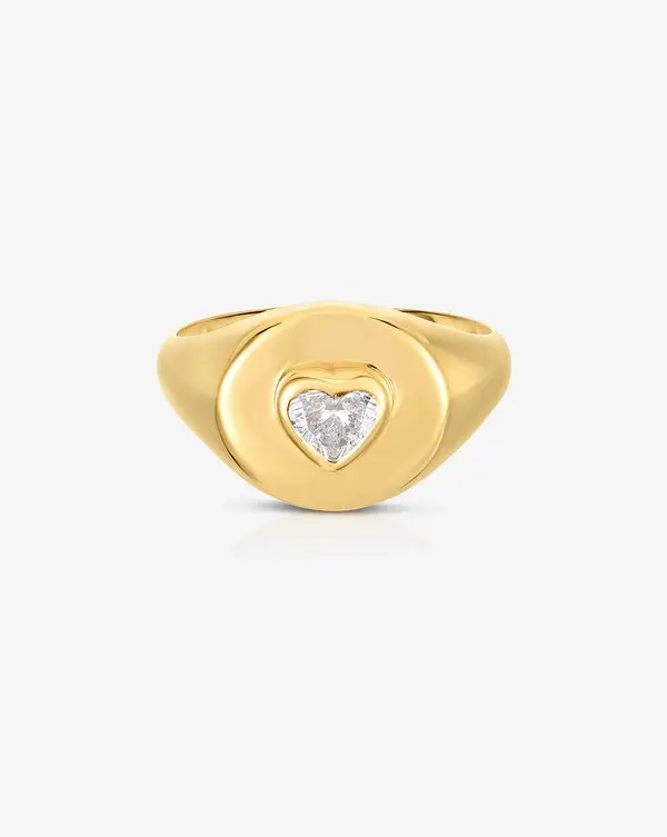 Ring Concierge Diamond Signet Ring - One-color