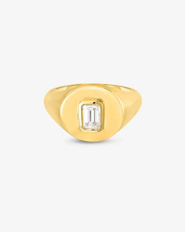 Ring Concierge Diamond Signet Ring - One-color