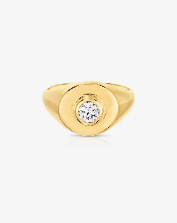 Ring Concierge Diamond Signet Ring - One-color