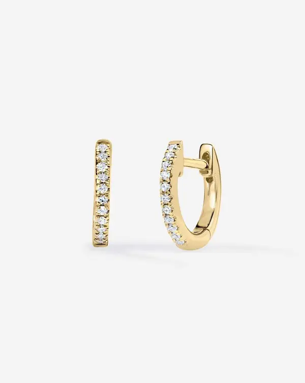 Ring Concierge Petite Diamond Huggie Earring - One-color