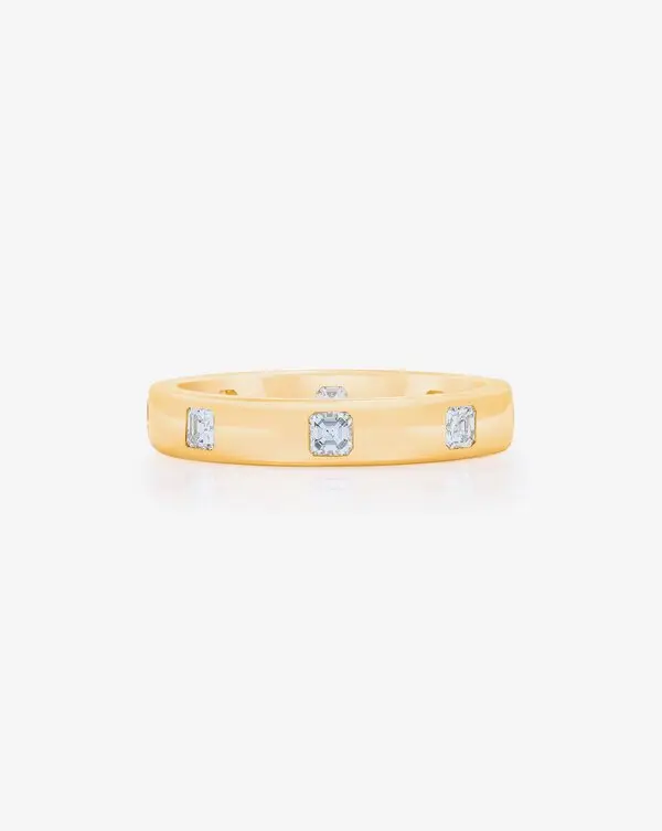 Ring Concierge Asscher Luxe Inlay Eternity Band - One-color