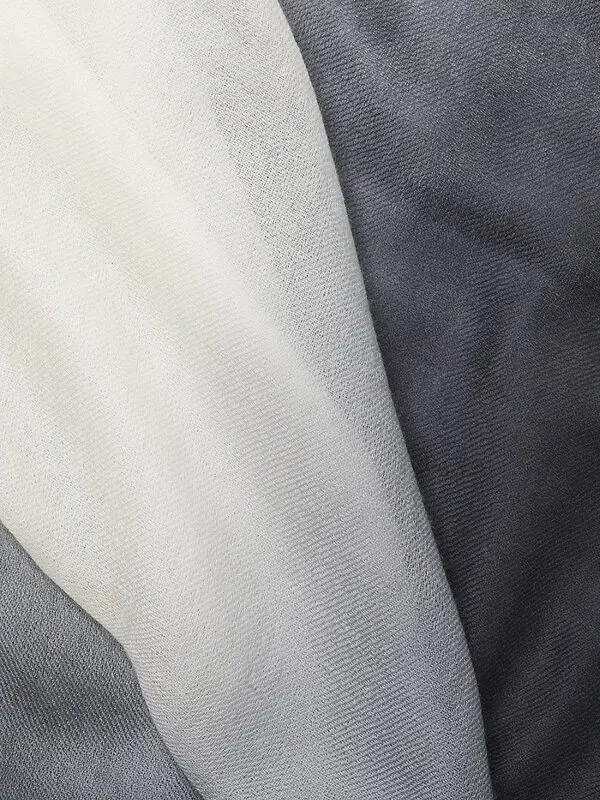 Sofia Cashmere Ombré Cashmerescarf - Black White