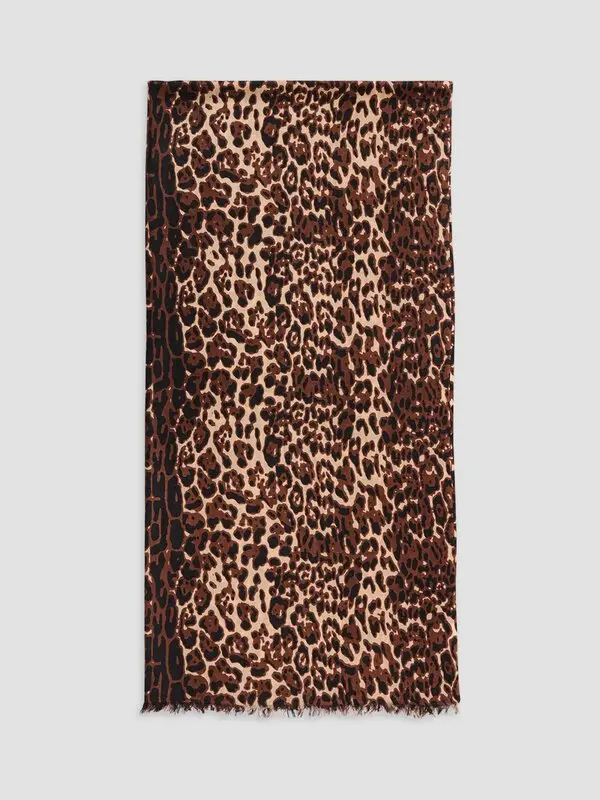 Sofia Cashmere Cashmere Scarf - Leopard