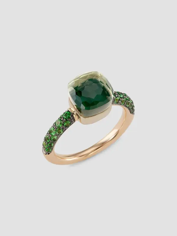 Pomellato Nudo Petit Two-tone 18k Gold & Multi-gemstone Ring