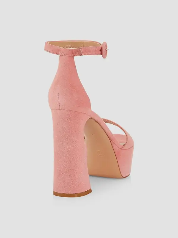 GIANVITO ROSSI Holly 70mm Suede Platform Sandals