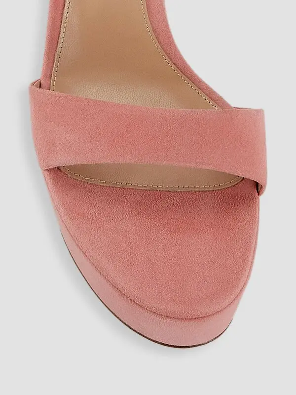 GIANVITO ROSSI Holly 70mm Suede Platform Sandals