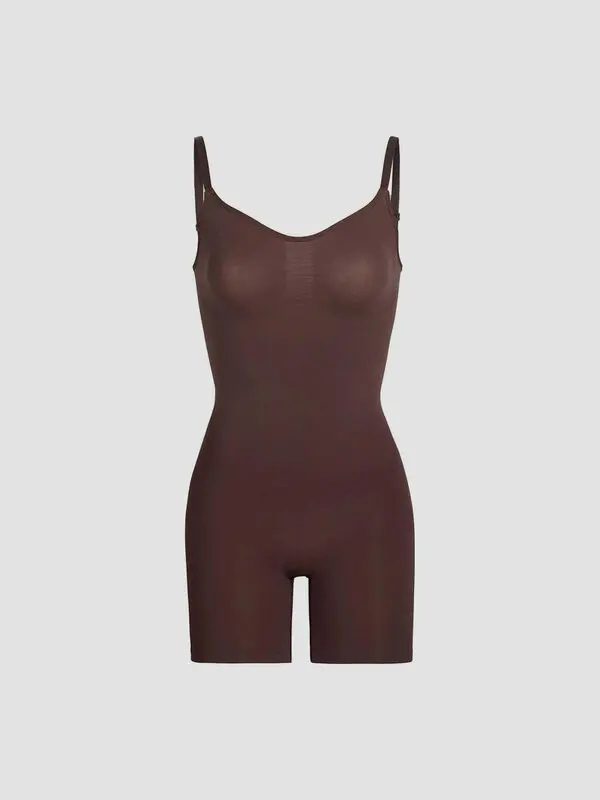SKIMS Seamless Sculpt Mid Thigh Bodysuit - Cocoa