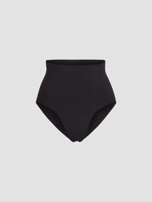 SKIMS Seamless Sculpt Mid Waist Brief - Onyx