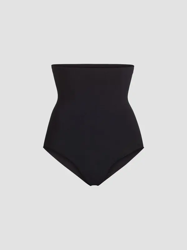 SKIMS Seamless Sculpt High-waist Brief - Onyx