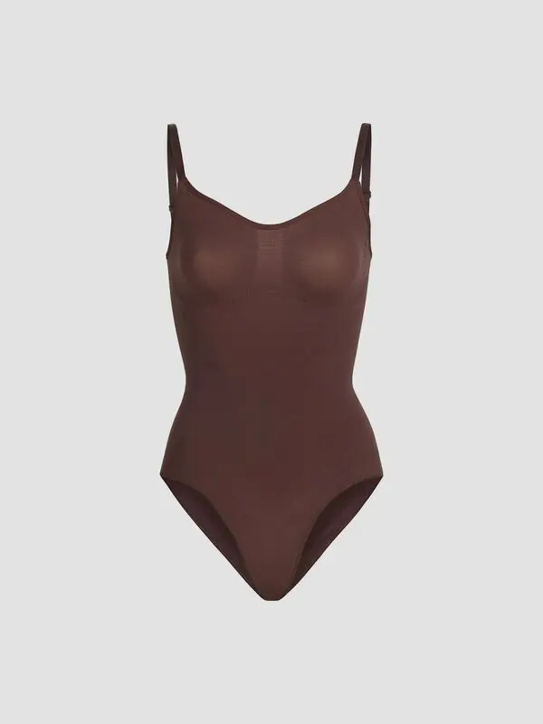 SKIMS Seamless Sculpt Brief Bodysuit - Cocoa