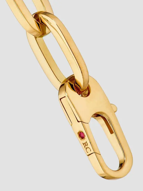 Roberto Coin Two-tone 18k & 0.78 Tcw Diamond Paper Clip Chain Necklace