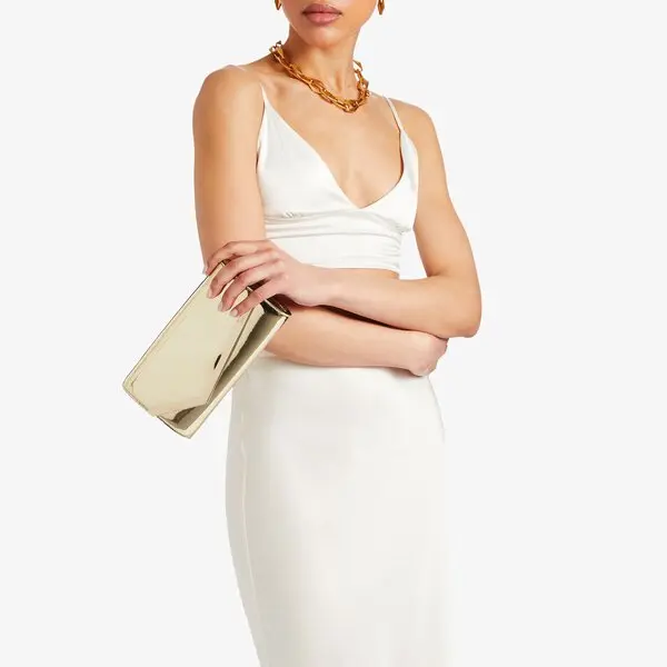 JIMMY CHOO Emmie Clutch - Silver