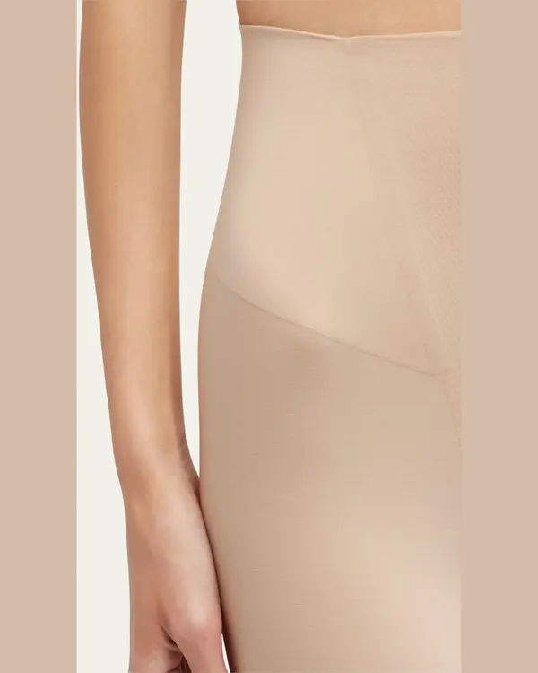 Commando High-rise Zone Smoothing Shorts - Beige