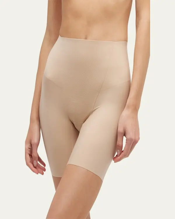 Commando High-rise Zone Smoothing Shorts - Beige