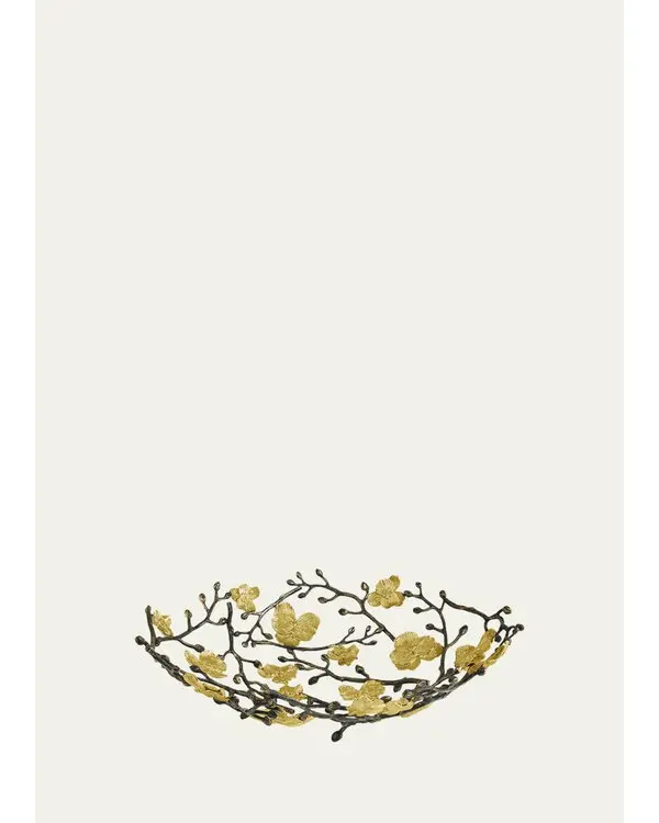 Michael Aram Gold Orchid Centerpiece Bowl
