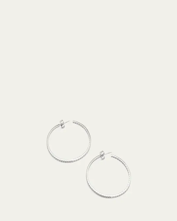 FANTASIA BY DESERIO 18k Gold-plated Sterling Cubic Zirconia Hoop Earrings