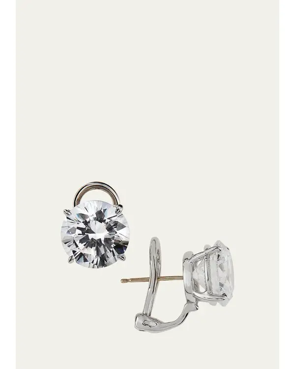 FANTASIA BY DESERIO Cz Round Stud Earrings