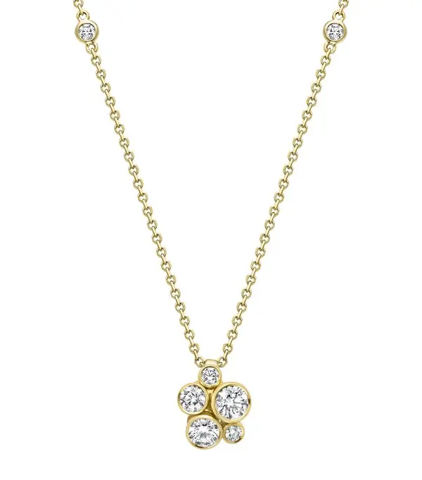 BOODLES Yellow And Diamond Raindance Necklace - Gold