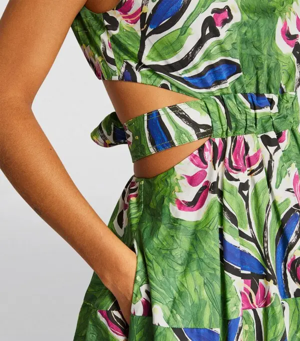 Aje Zorina Midi Dress In Multi - 32% Off | Editorialist