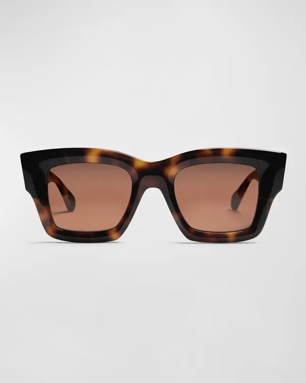 Jacquemus Nocio Square-Frame Sunglasses - Multi-Brown  display picture 3