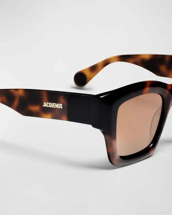 Jacquemus Les Lunettes Baci Square Sunglasses - Multi-brown